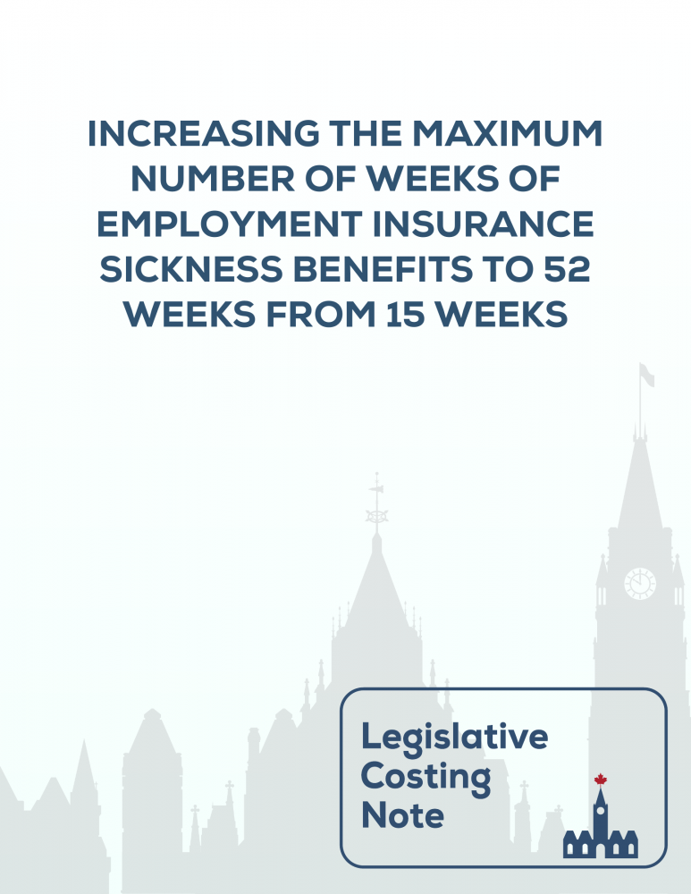 Increasing the maximum number of weeks of employment insurance sickness ...