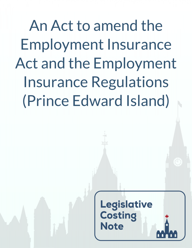 An Act to amend the Employment Insurance Act and the Employment ...